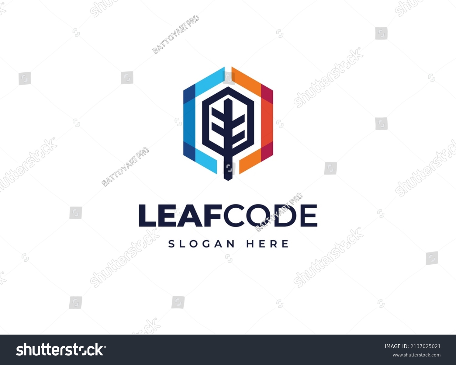 Code Leaf Leaves Tree Connect Vector Stock Vector (Royalty Free ...
