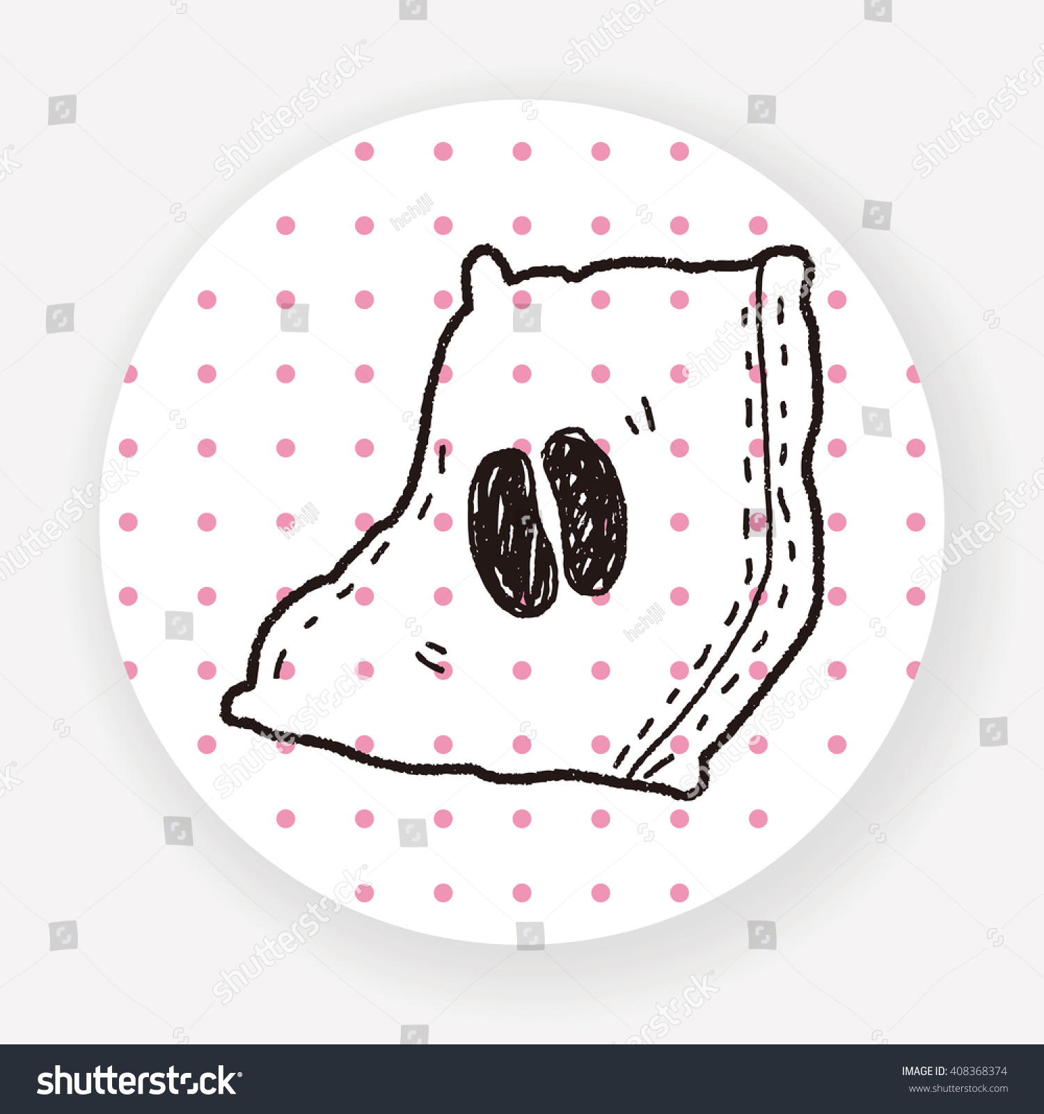 Coffee Bean Doodle Drawing Stock Vector (Royalty Free) 408368374 ...