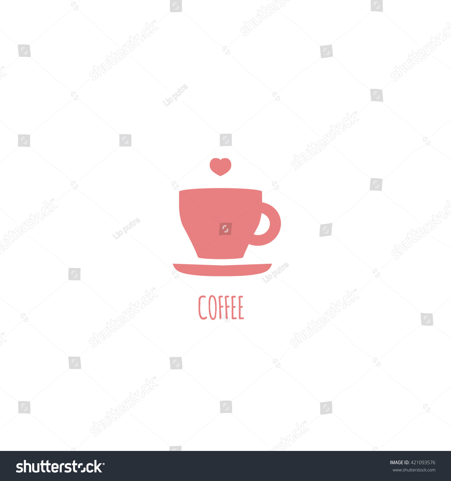 Coffee Love Stock Vector (Royalty Free) 421093576 | Shutterstock
