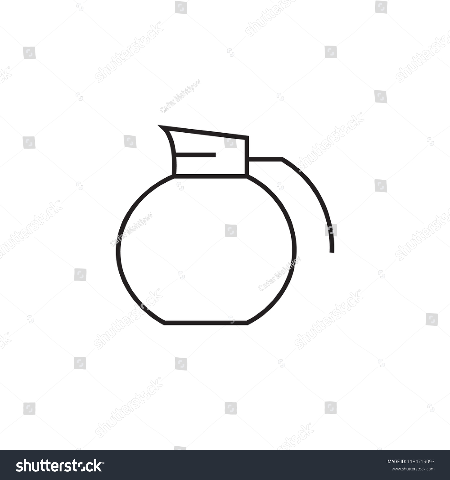 Coffee Machine Icon Caffeine Prepare Coffee Stock Vector (Royalty Free ...