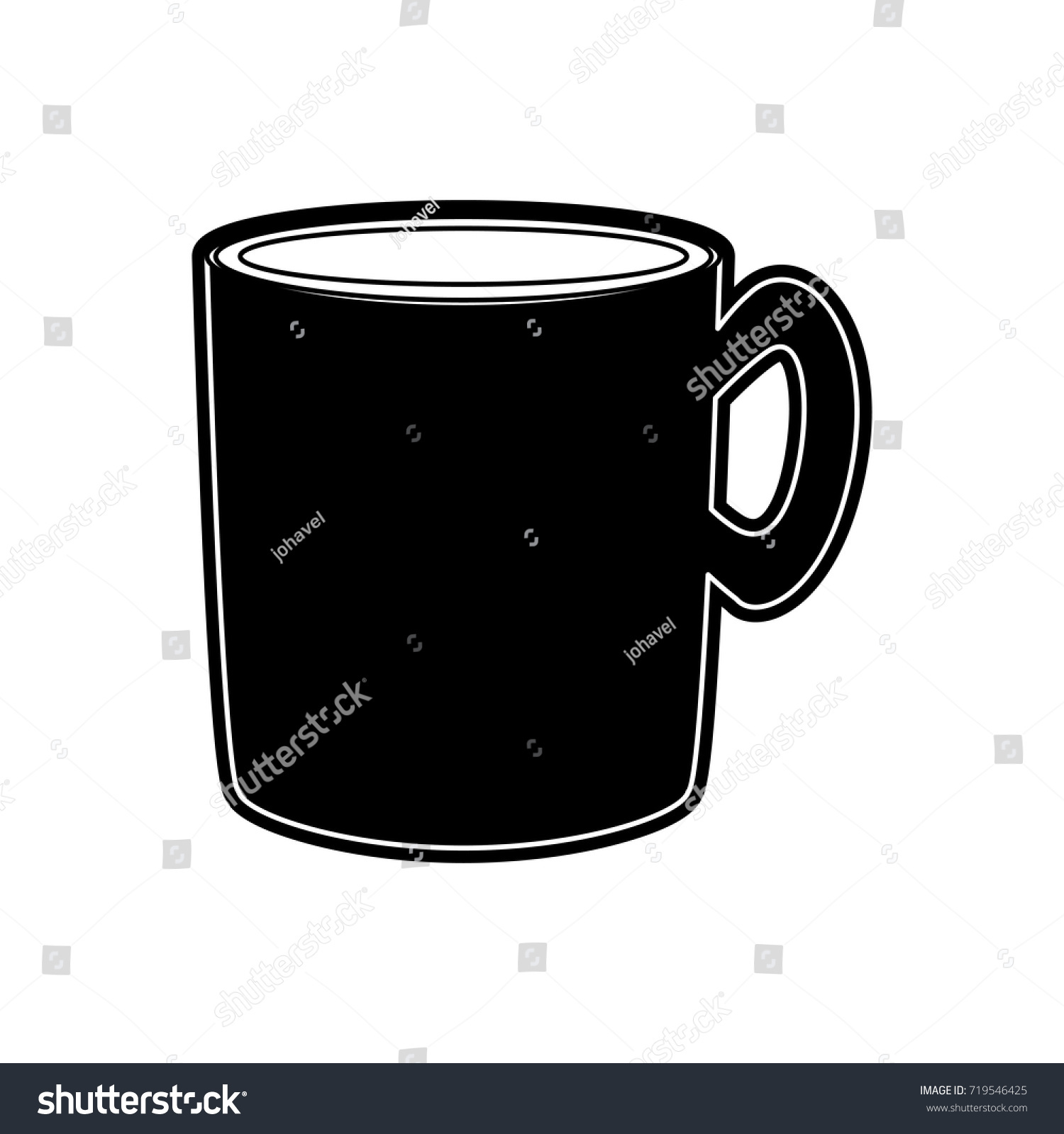 Coffee Mug Vector Illustration Stock Vector (Royalty Free) 719546425 ...