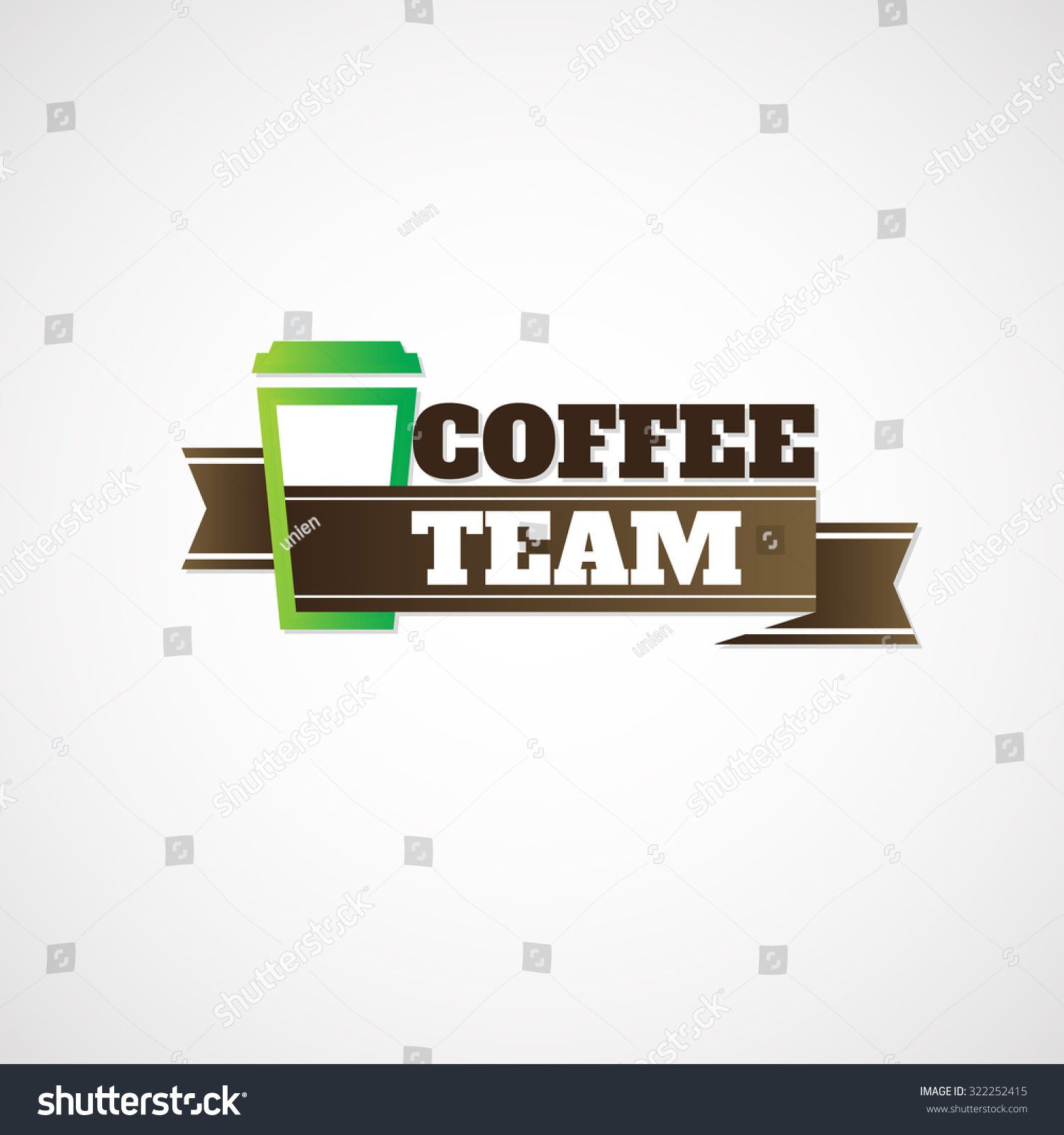 Coffee Team Stock Vector (Royalty Free) 322252415