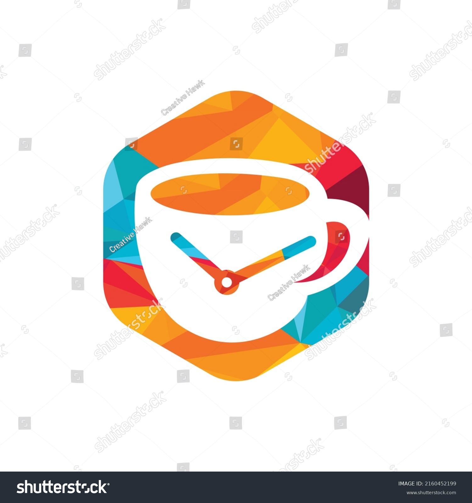Coffee Time Vector Logo Design Coffee Stock Vector (Royalty Free ...