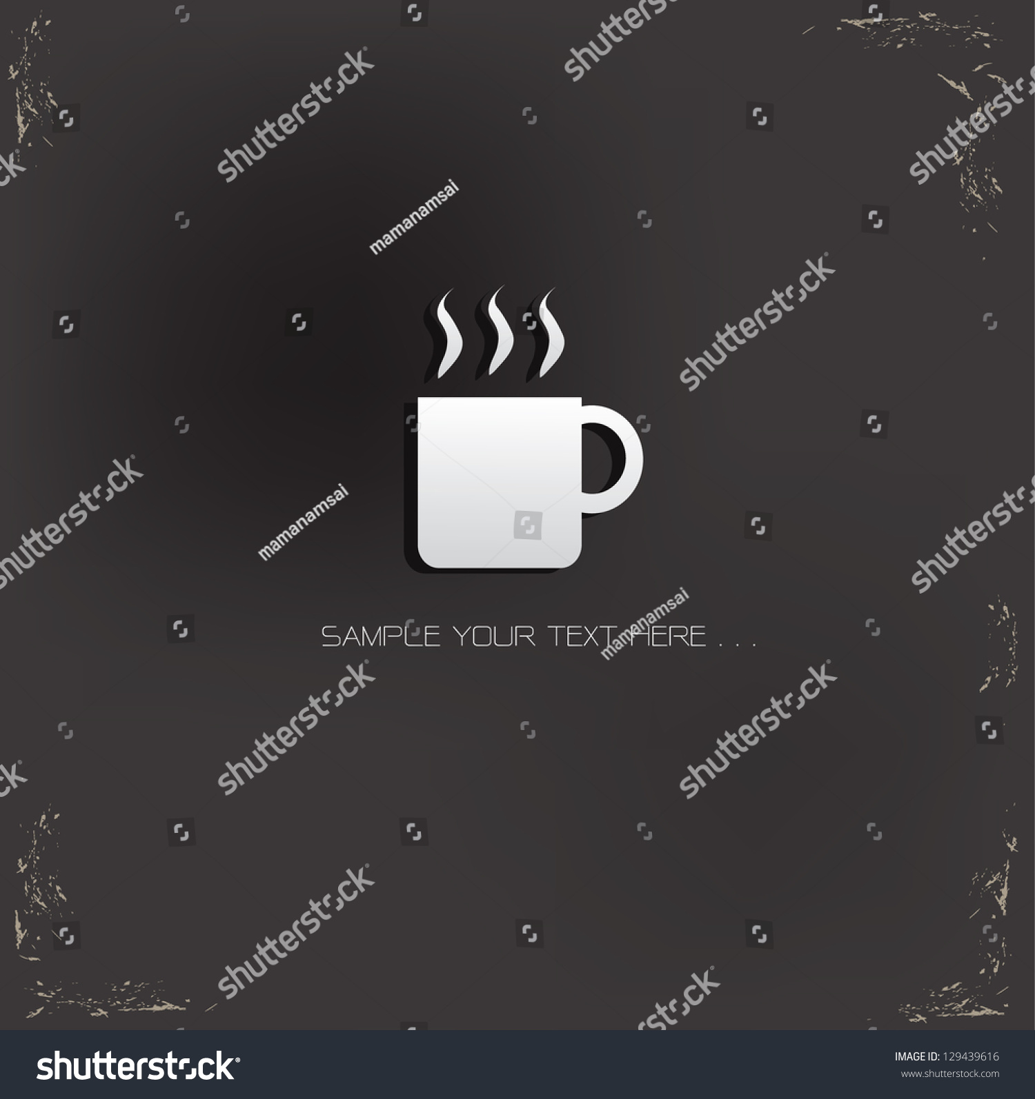 Coffee Zone Signvector Stock Vector (Royalty Free) 129439616 | Shutterstock