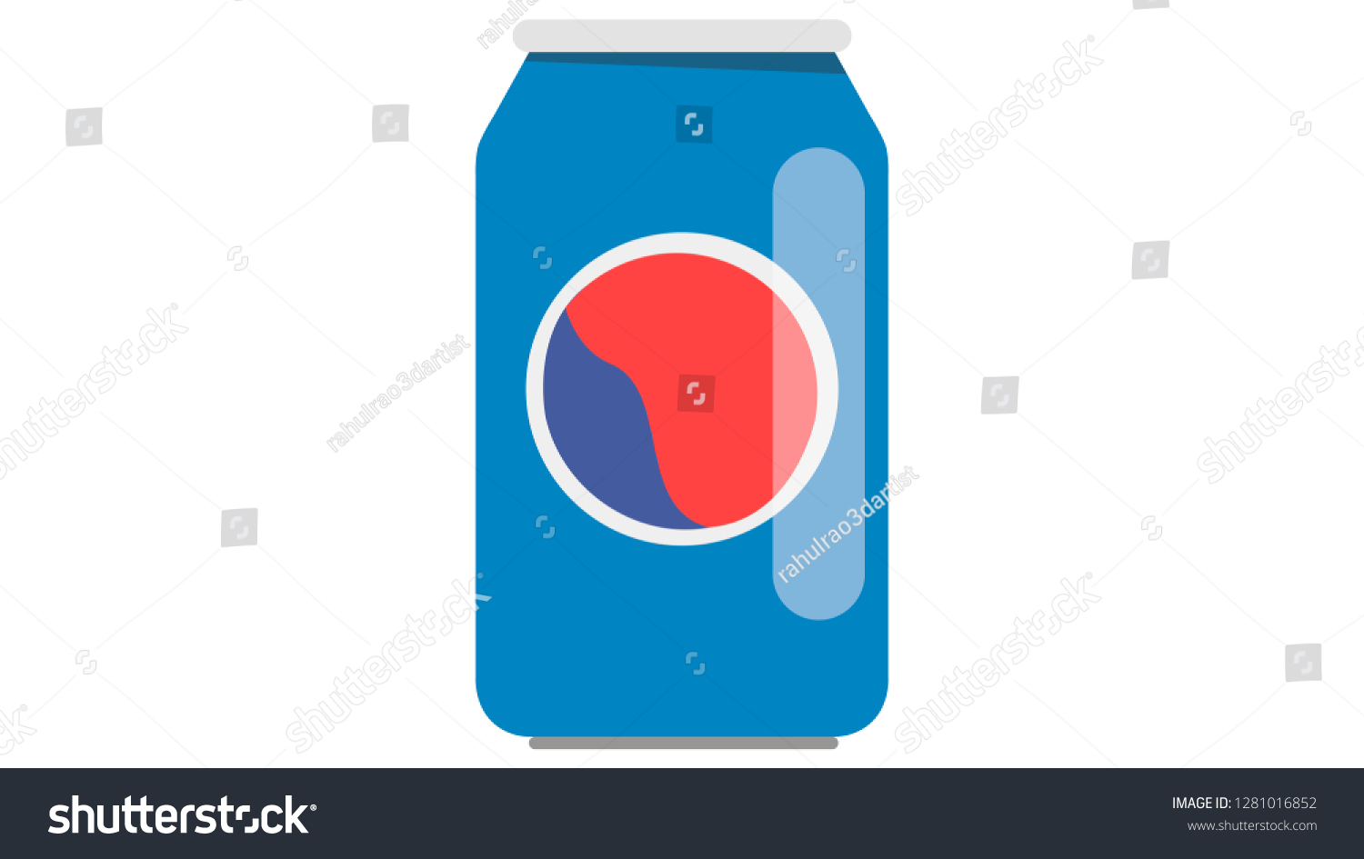 Cold Drink Can Vector Illustration Stock Vector (Royalty Free) 1281016852