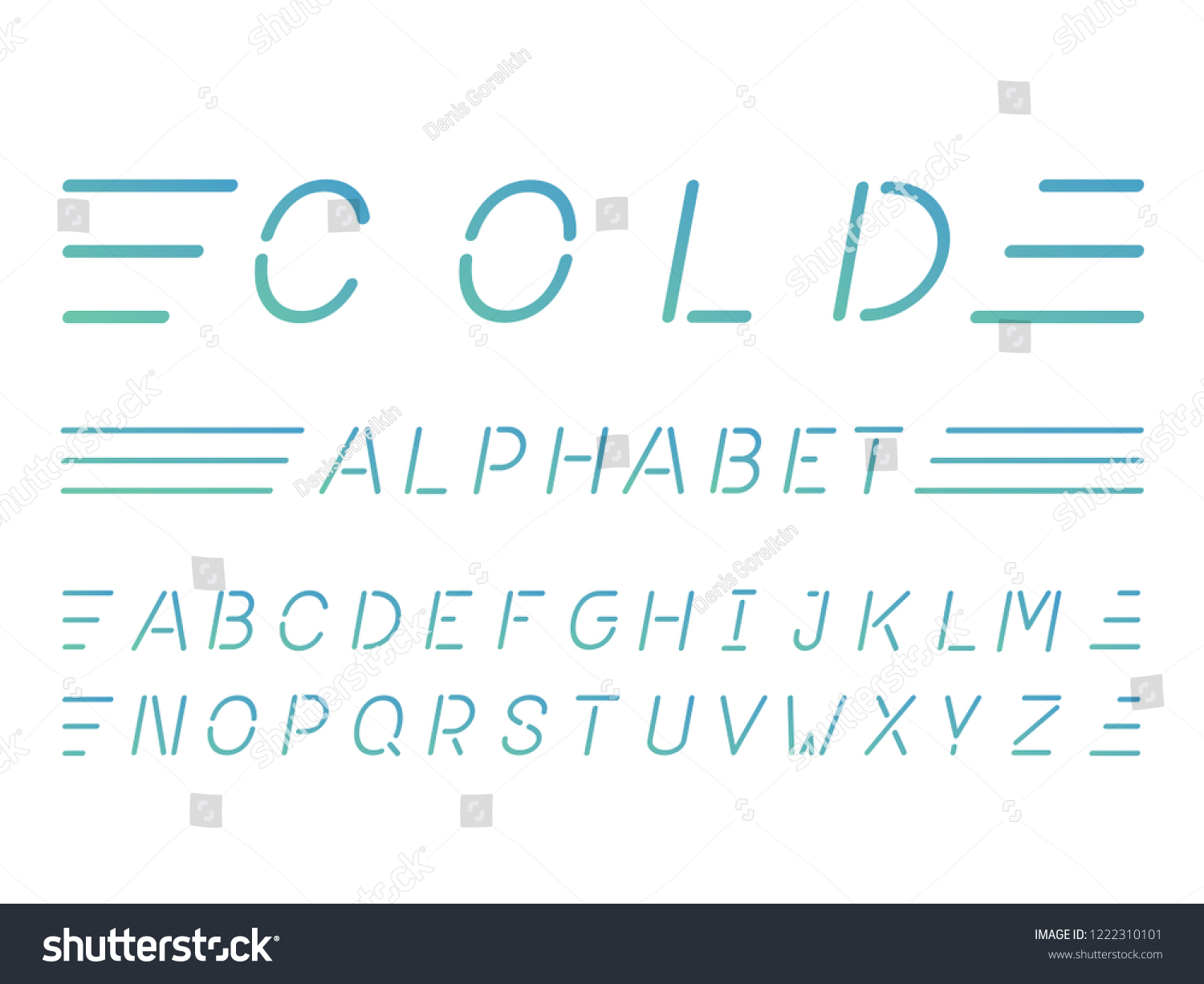Cold Font Vector Alphabet Letters Typeface Stock Vector (Royalty Free ...