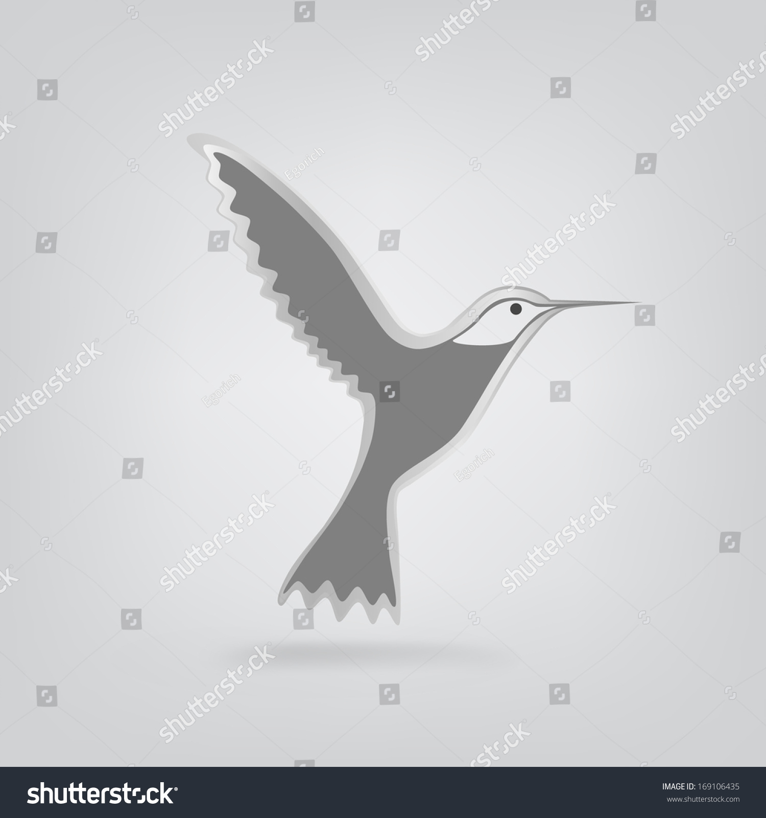 Colibri Icon Stock Vector (Royalty Free) 169106435