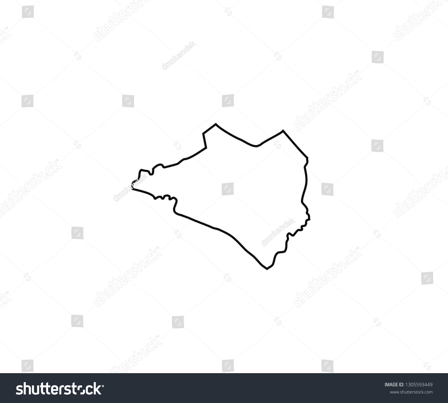 Colima Outline Map Mexico State: เวกเตอร์สต็อก (ปลอดค่าลิขสิทธิ์ ...
