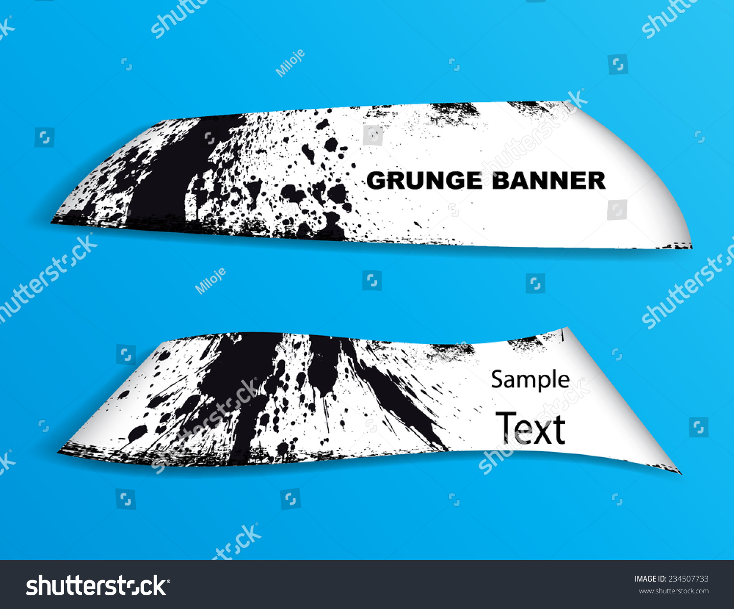 Collection Banner Design Stock Vector (Royalty Free) 234507733 ...