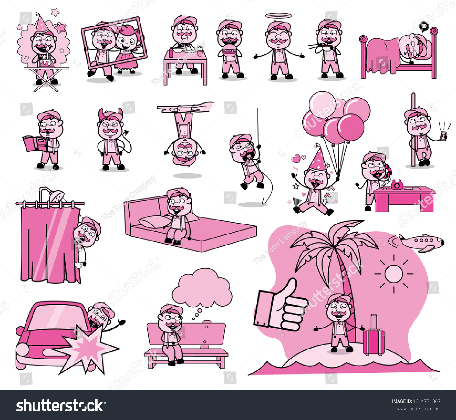 Collection Cartoon Vendor Character Set Different 스톡 벡터(로열티 프리 ... Collection Cartoon Vendor Character Set Different 스톡 벡터(로열티 프리 ...