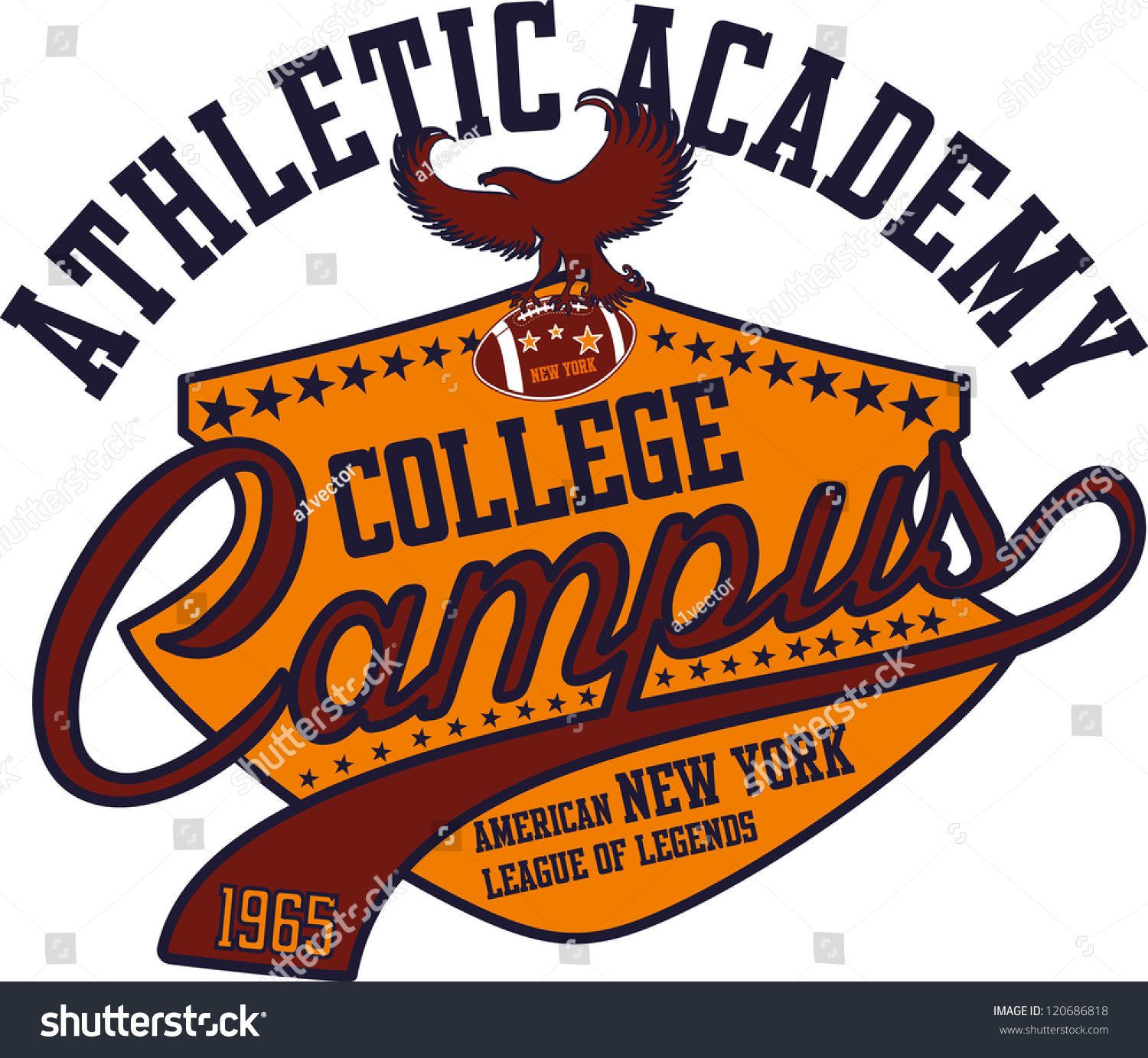College Team Stock Vector (Royalty Free) 120686818 | Shutterstock