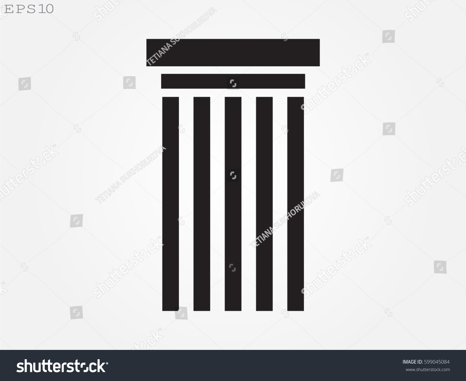 Colon Logo Icon Vector Illustration Eps10 Stock Vector (Royalty Free ...