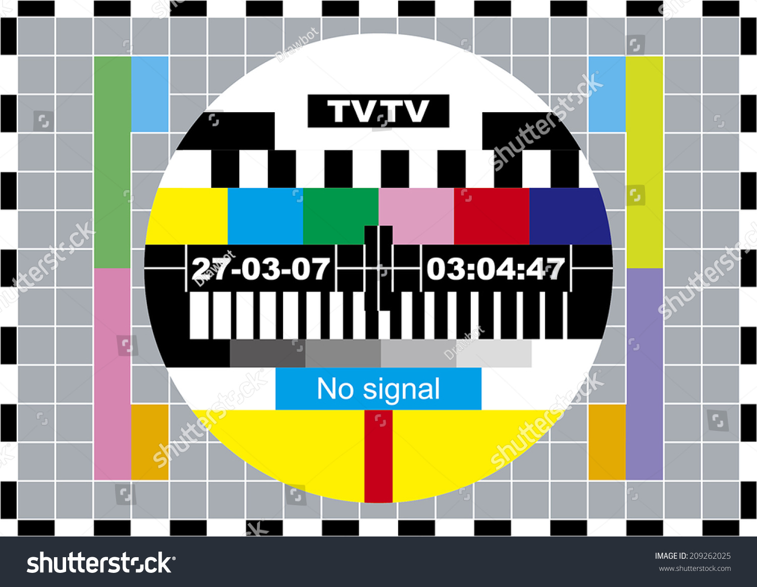 Color Bar Illustration Vector Stock Vector (Royalty Free) 209262025