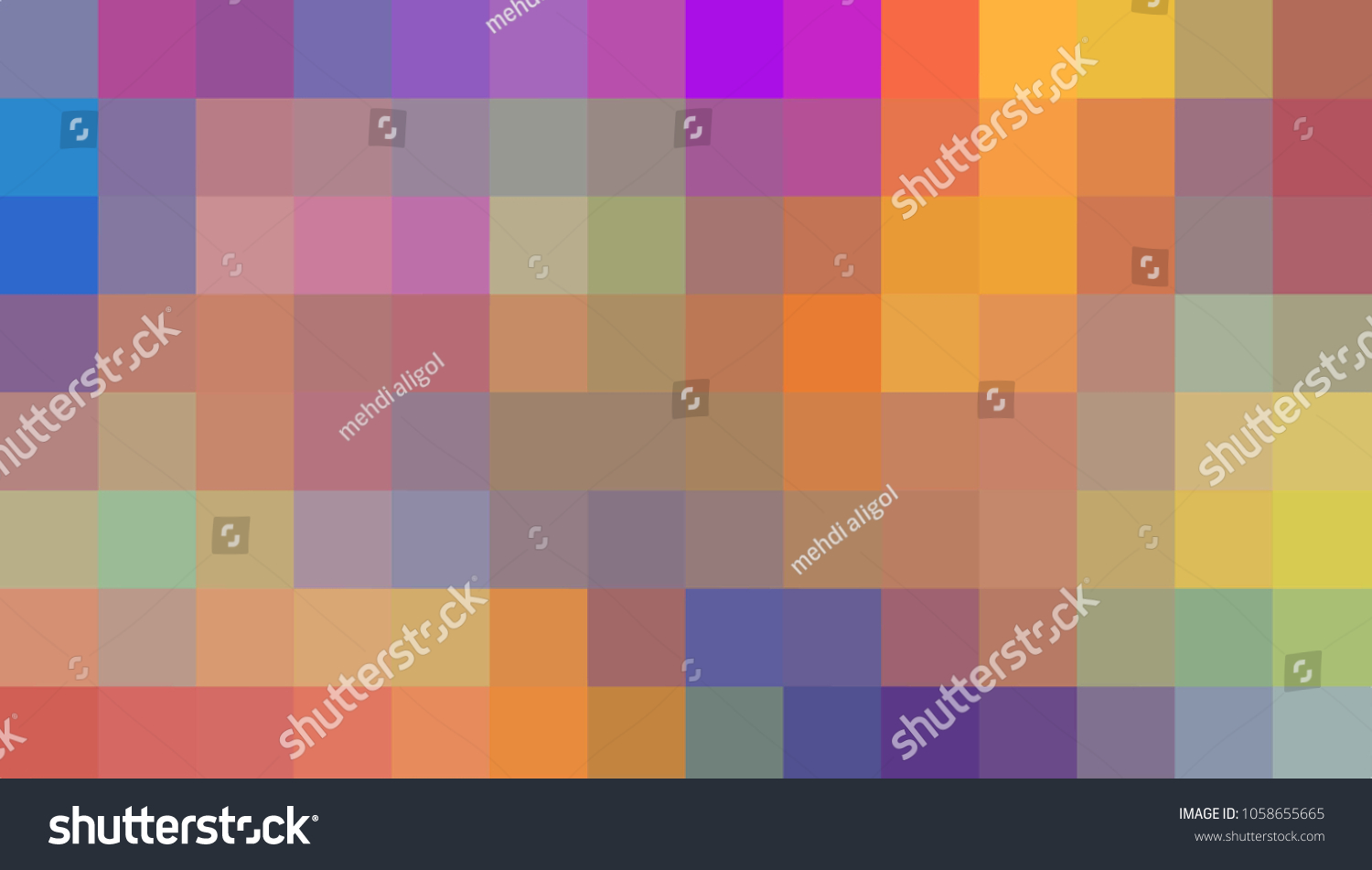 Color Box Pixels Background Stock Vector (Royalty Free) 1058655665