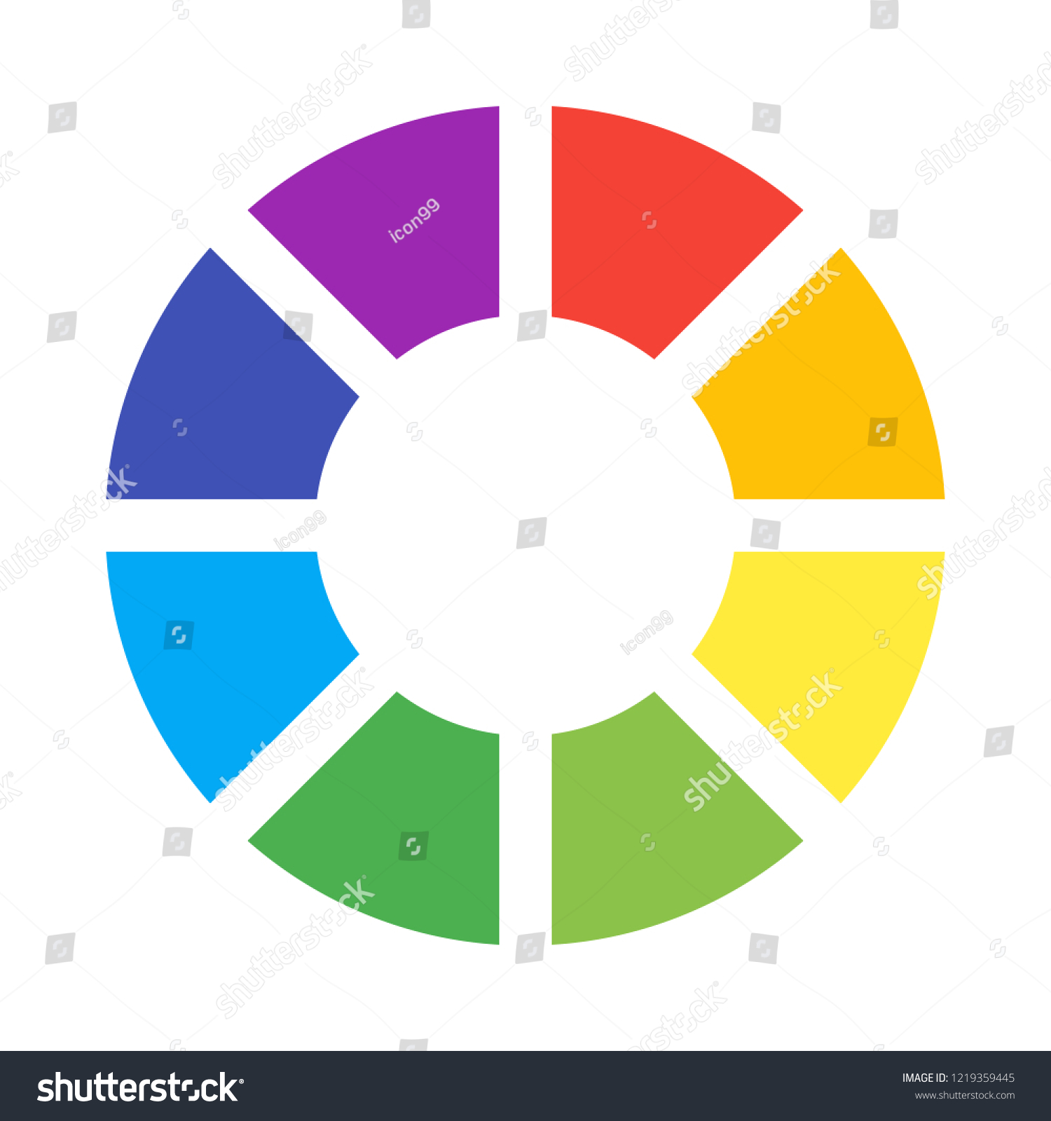 Color Combination Chart: vector de stock (libre de regalías) 1219359445 ...
