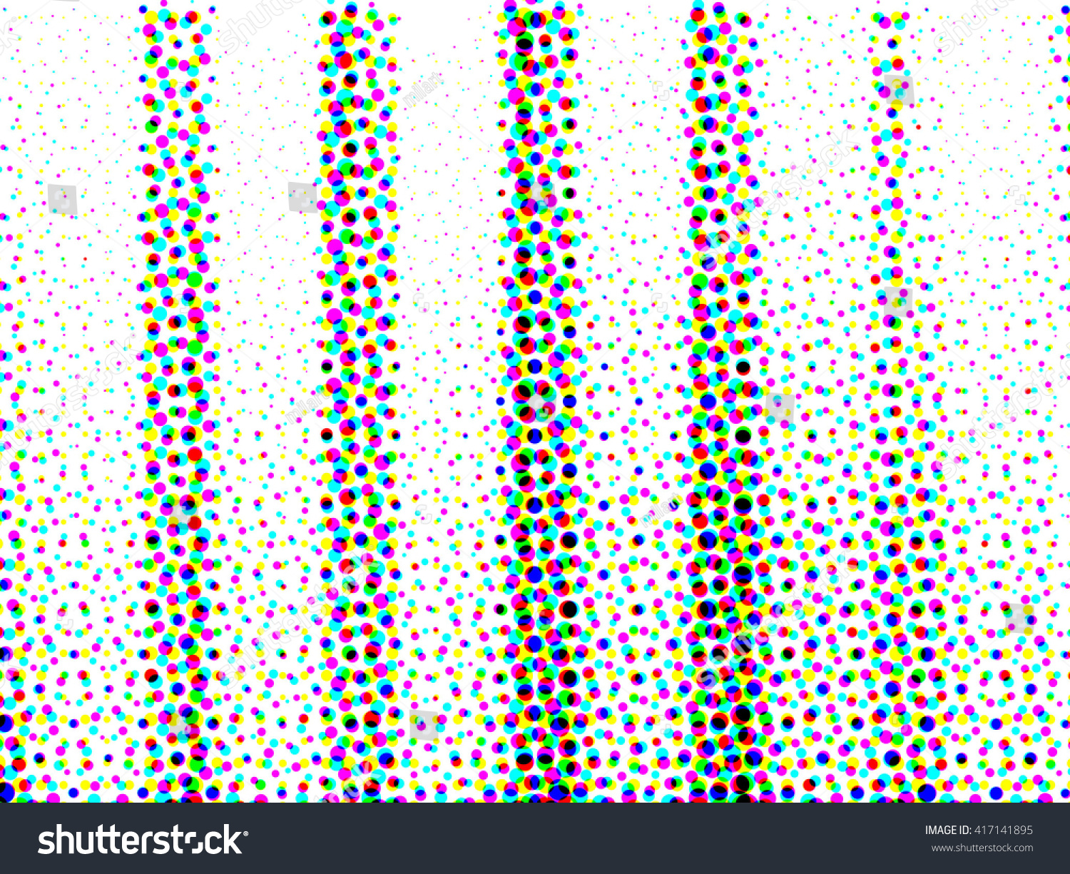 Color Halftone Background Stock Vector (Royalty Free) 417141895 ...