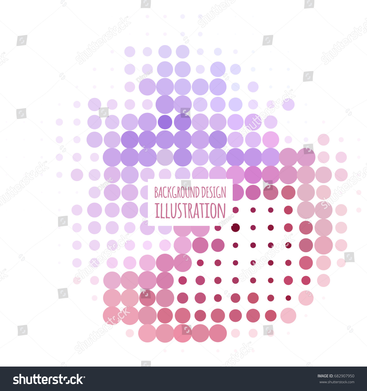 Color Halftone Spotted Flash Design Element Stock Vector (Royalty Free ...