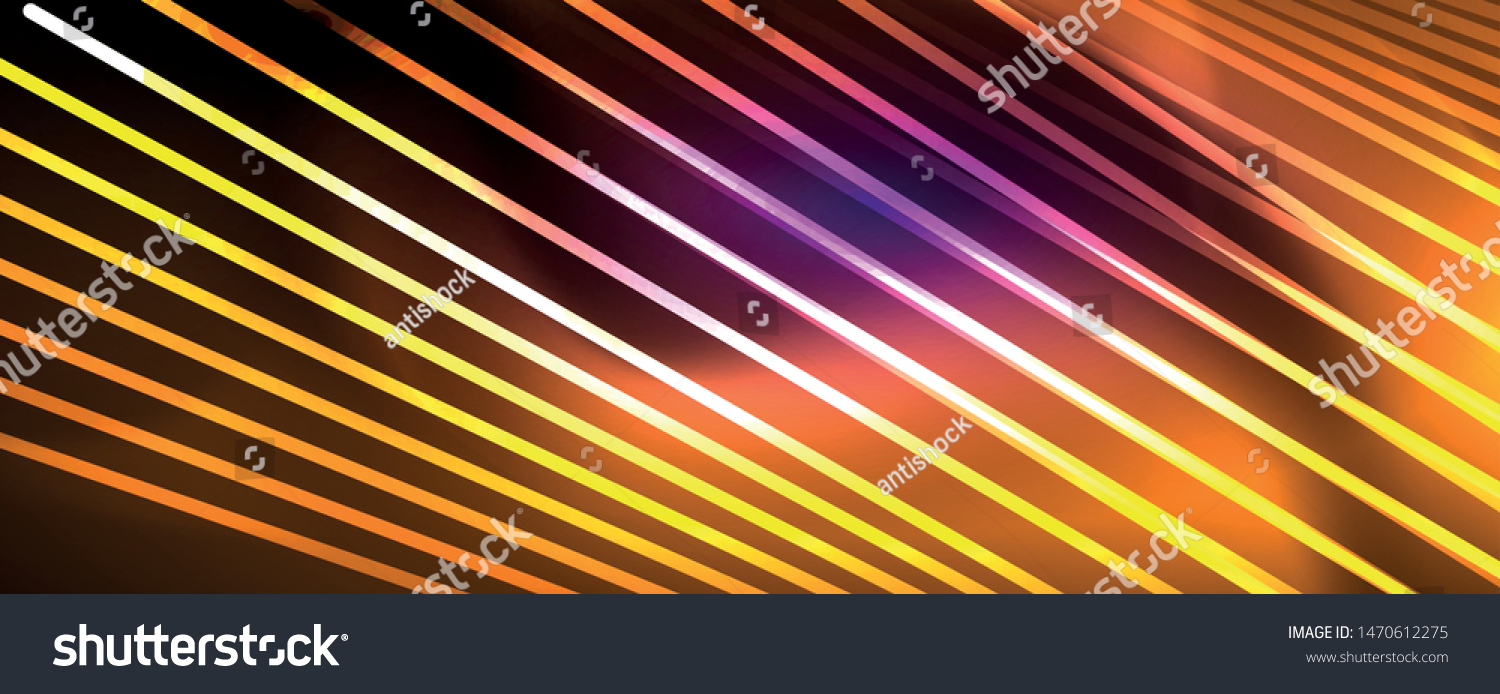 Color Light Lines Outer Space Background Stock Vector (Royalty Free ...