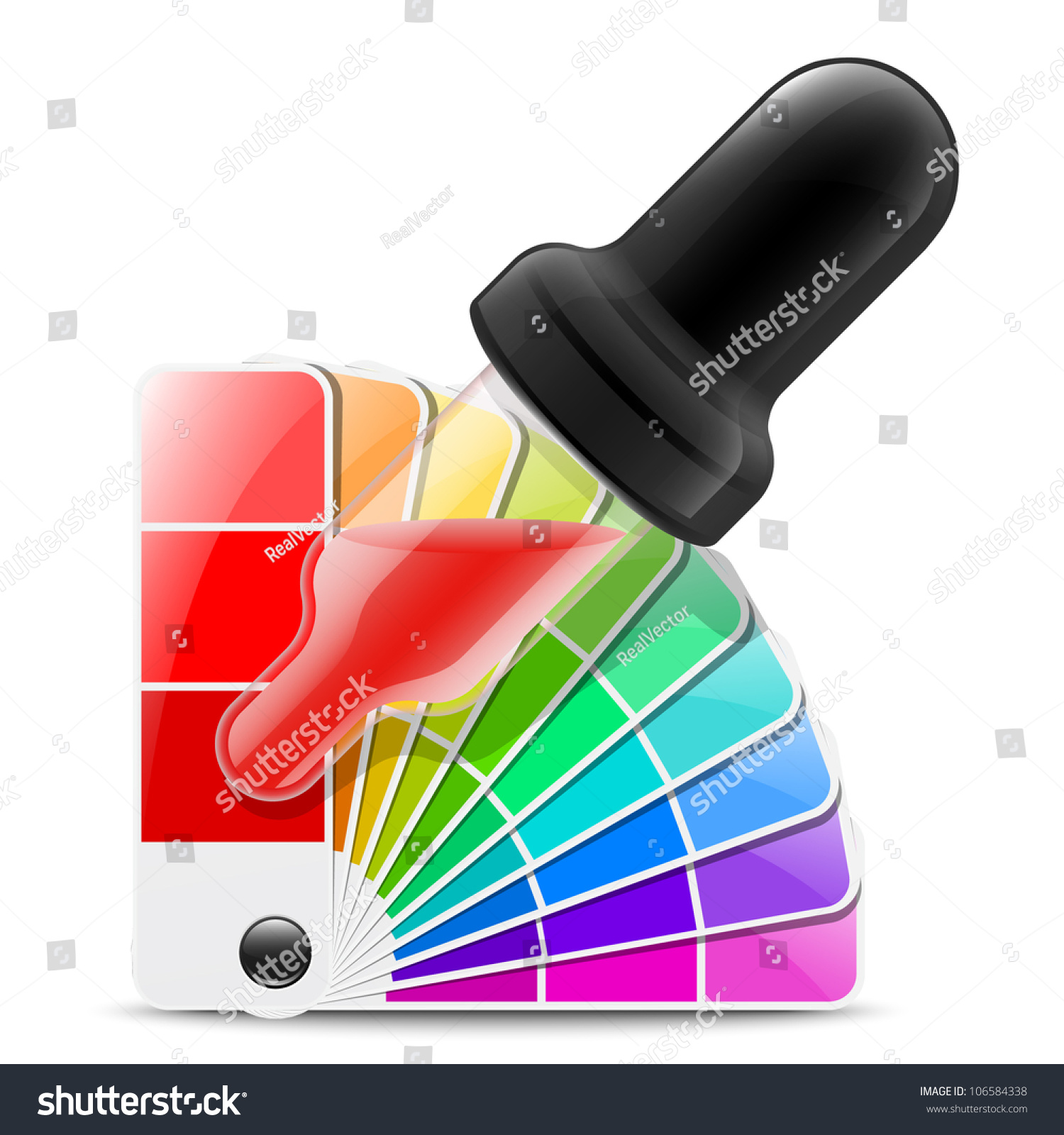 Color Picker Icon. Vector Illustration - 106584338 : Shutterstock