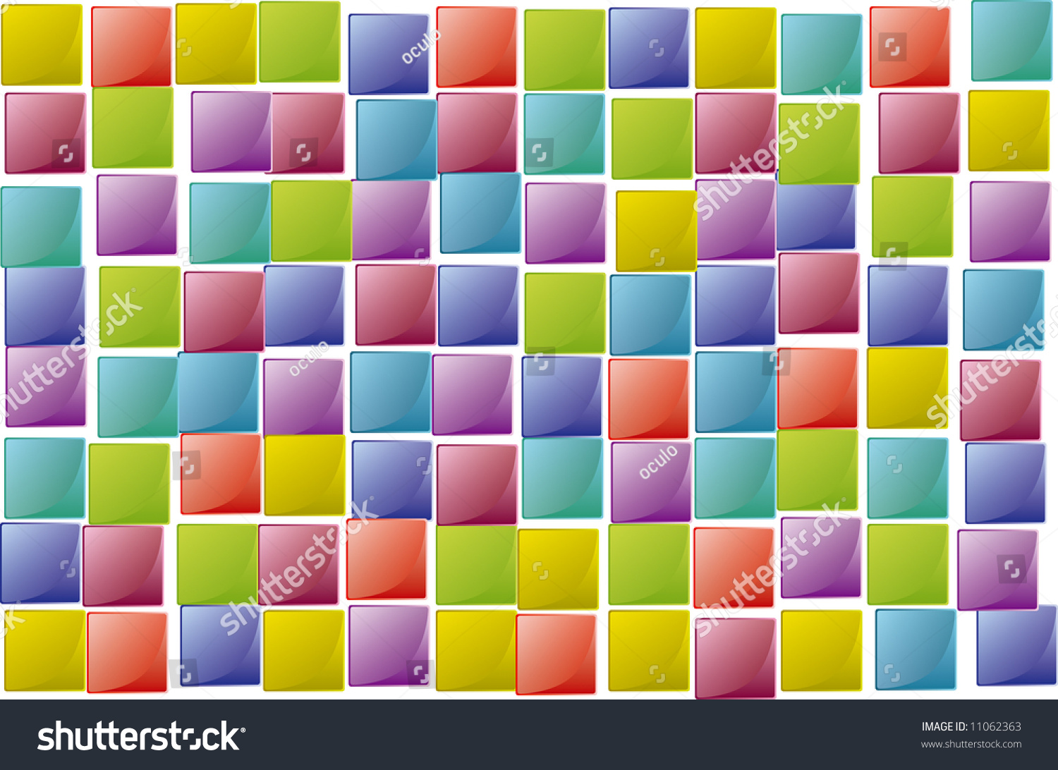 Color Squares Texture In Random Order Stock Vector Illustration ...
