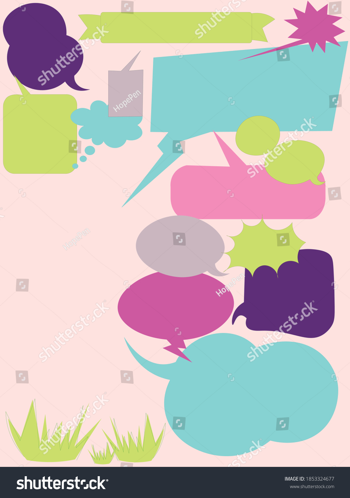 Color Swatch Creating Comic Stock Vector (Royalty Free) 1853324677 ...