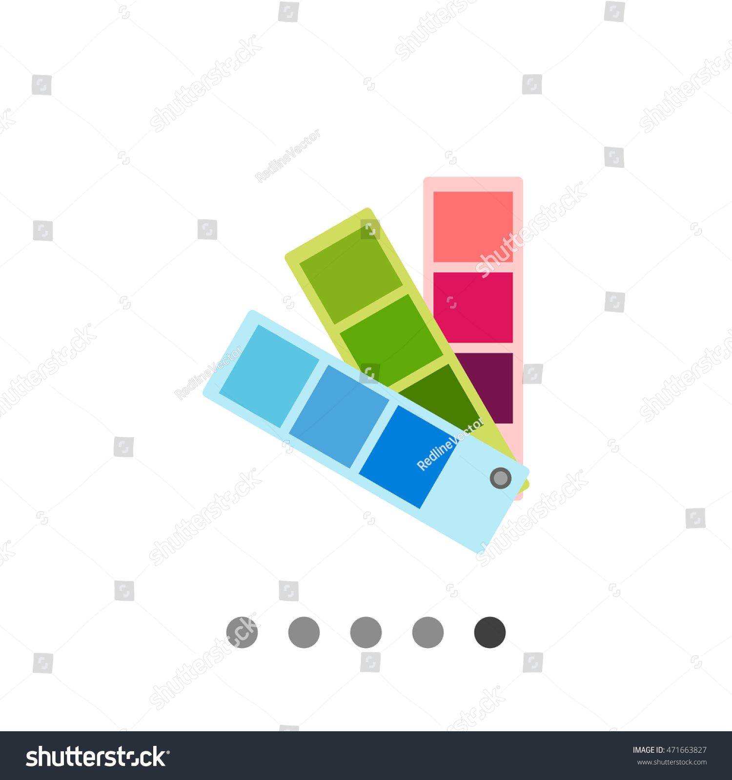 Color Swatch Icon Stock Vector (Royalty Free) 471663827 | Shutterstock