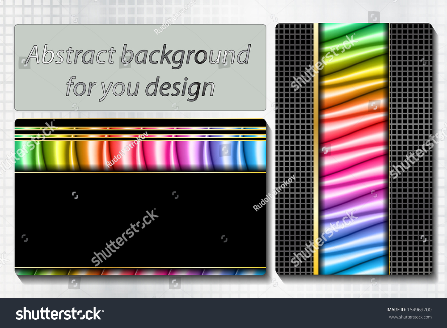 Color Templates Cards Stock Vector (Royalty Free) 184969700 | Shutterstock