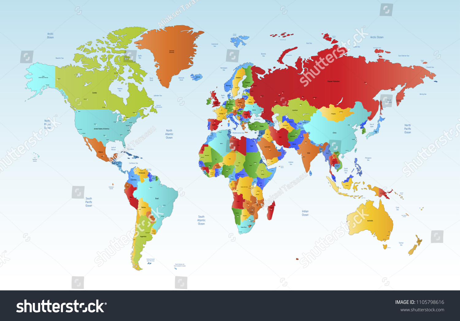 색상 세계도 스톡 벡터(로열티 프리) 1105798616 | Shutterstock