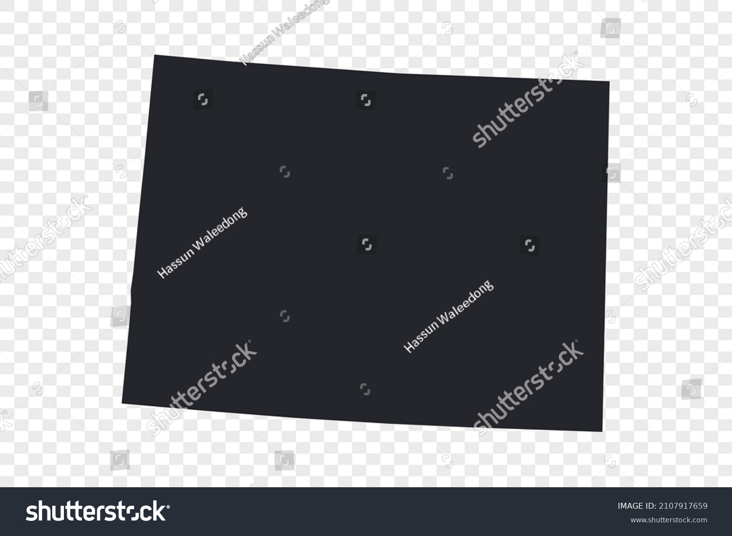 Colorado Map Vector Not Isolated On Stock Vector (Royalty Free) 2107917659