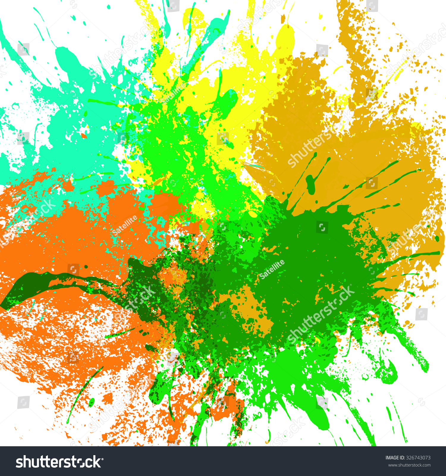 Colored Blots On White Background Vector Stock Vector (Royalty Free ...