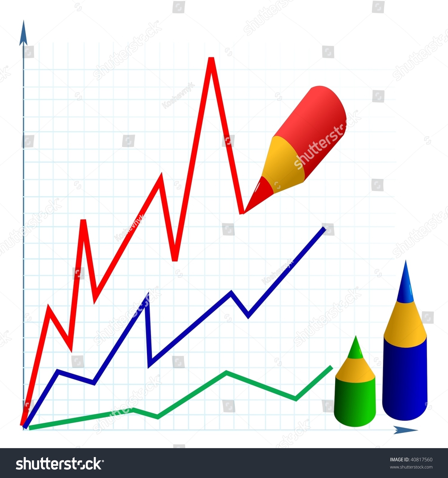 Colored Diagram Stock Vector (Royalty Free) 40817560 | Shutterstock