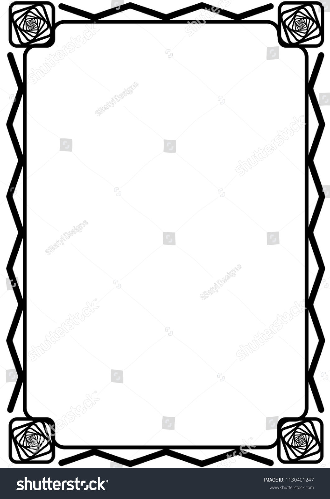 Colored Freme Creative Frame Stock Vector (Royalty Free) 1130401247 ...