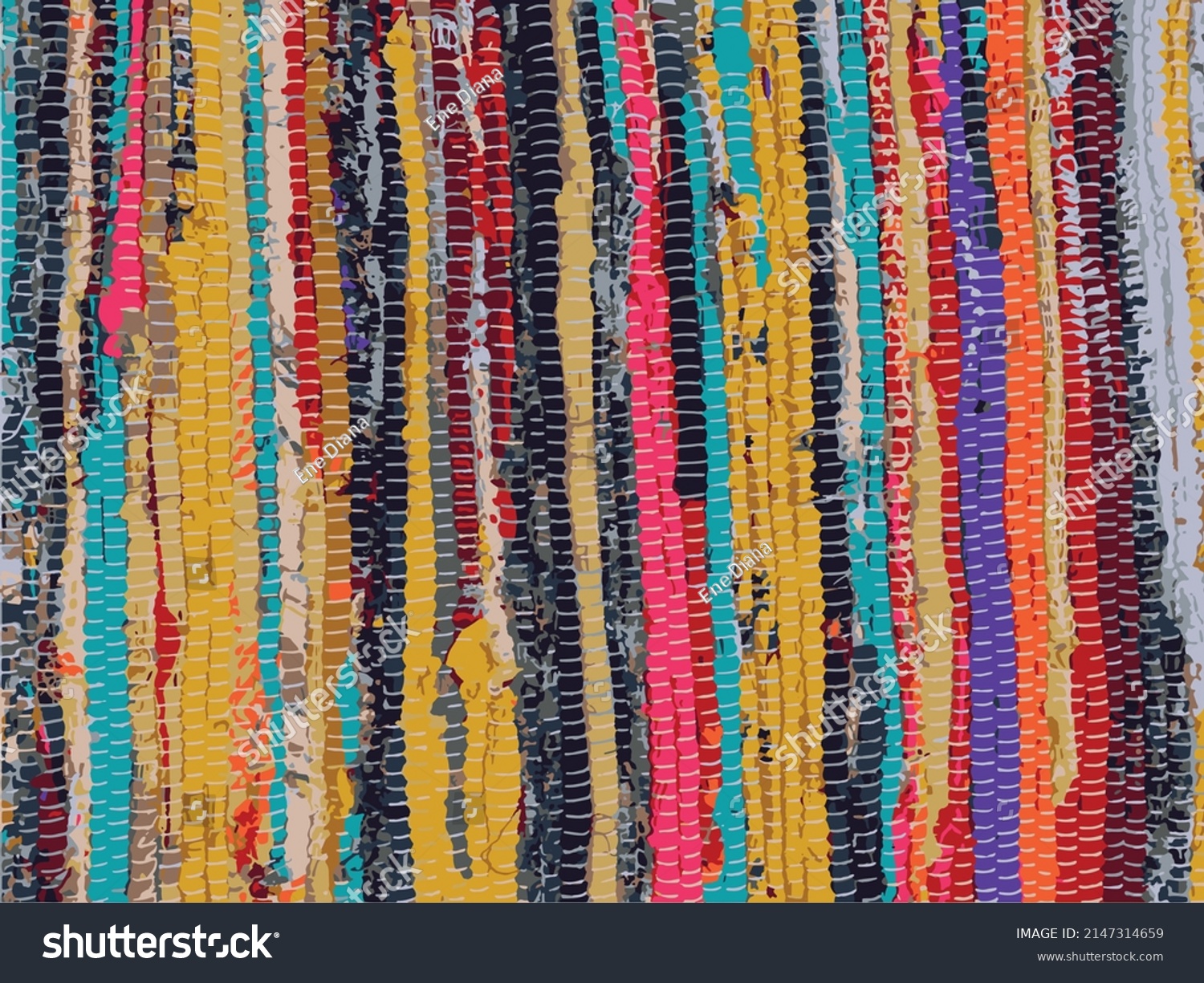 Colored Textile Carpet Background Carpet Texture Stock Vector (Royalty ...