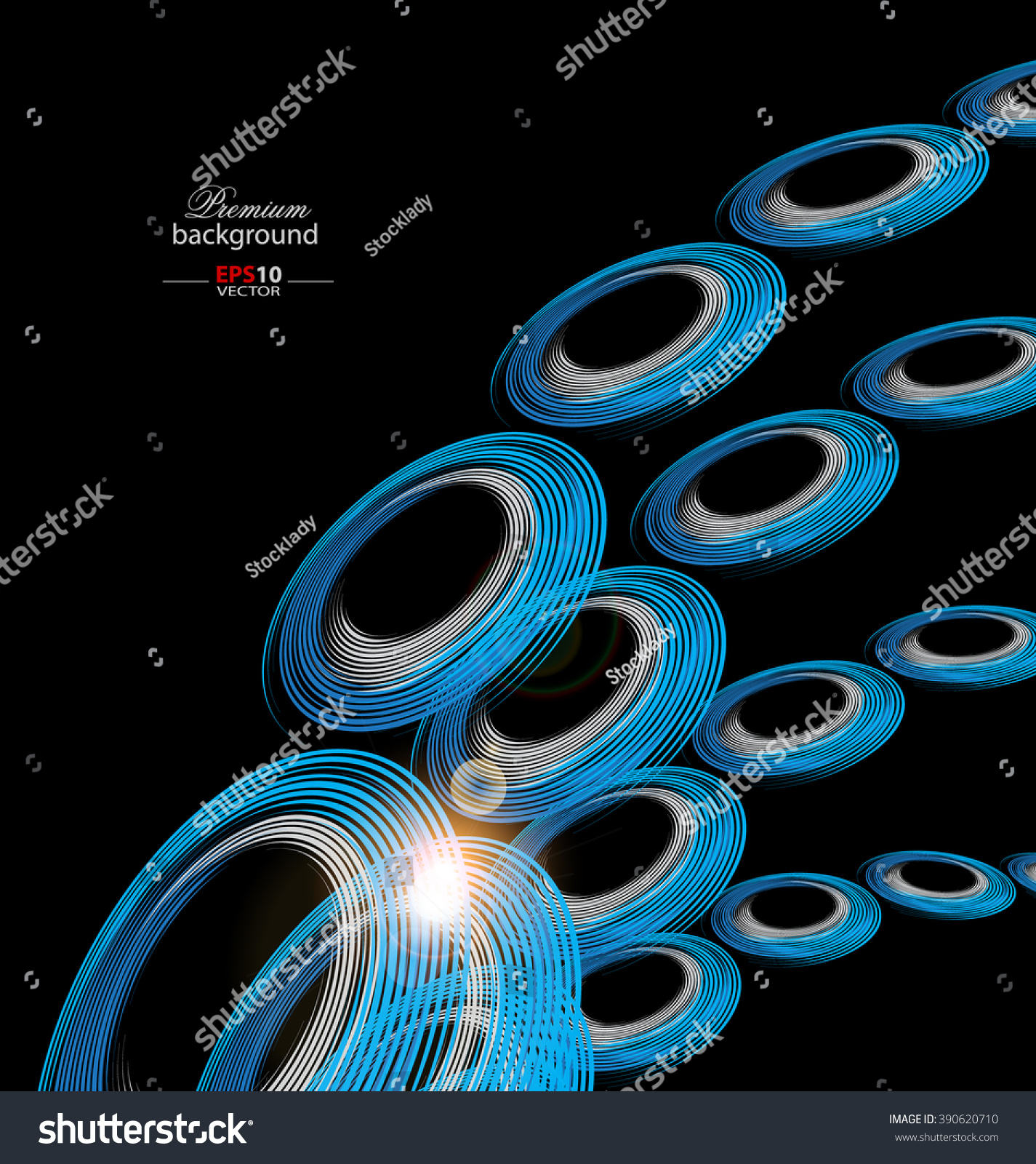 Colorful Abstract Technology Background Creative Design Stock Vector ...