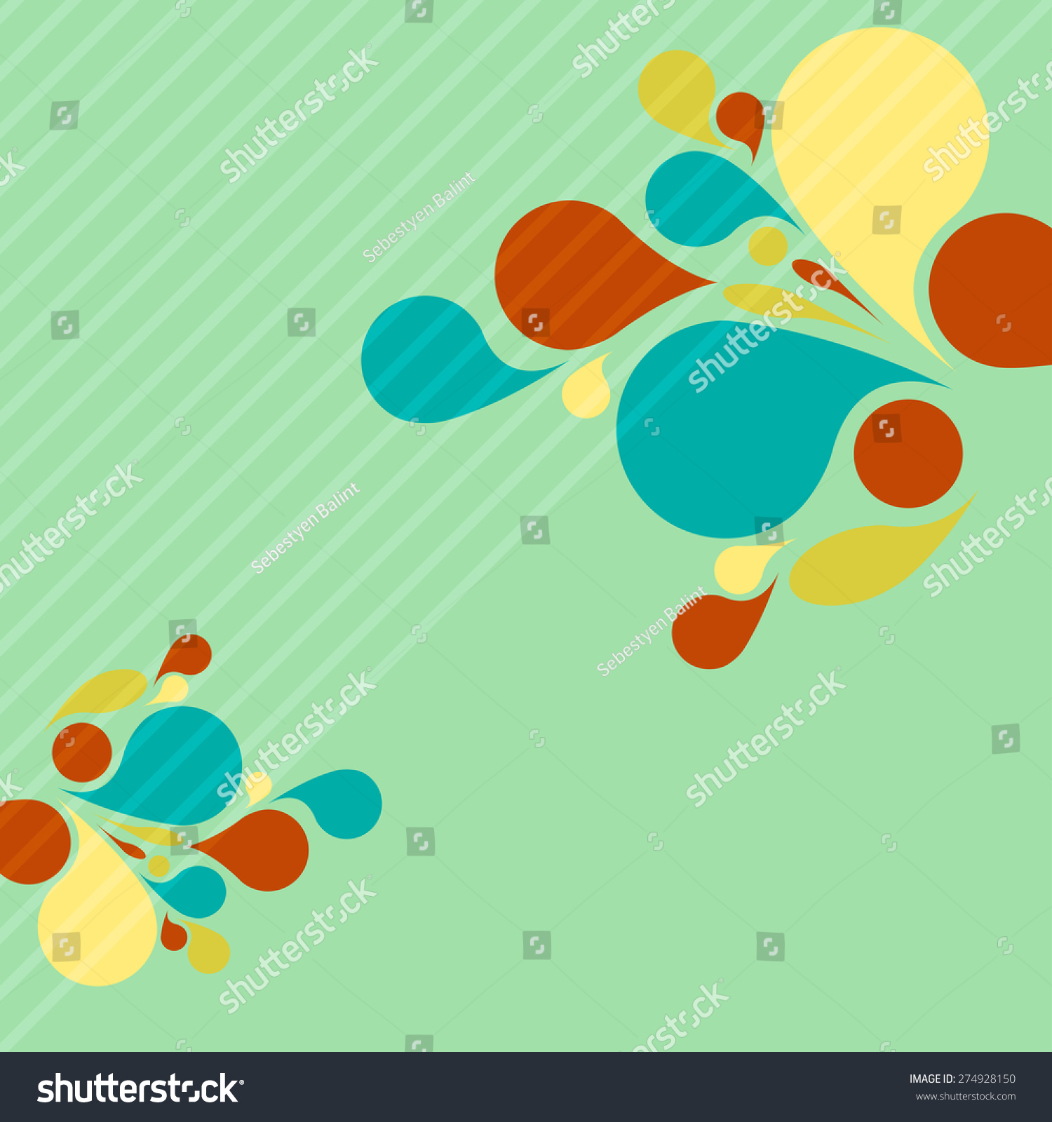 Colorful Background Advertising Vector Stock Vector (Royalty Free ...