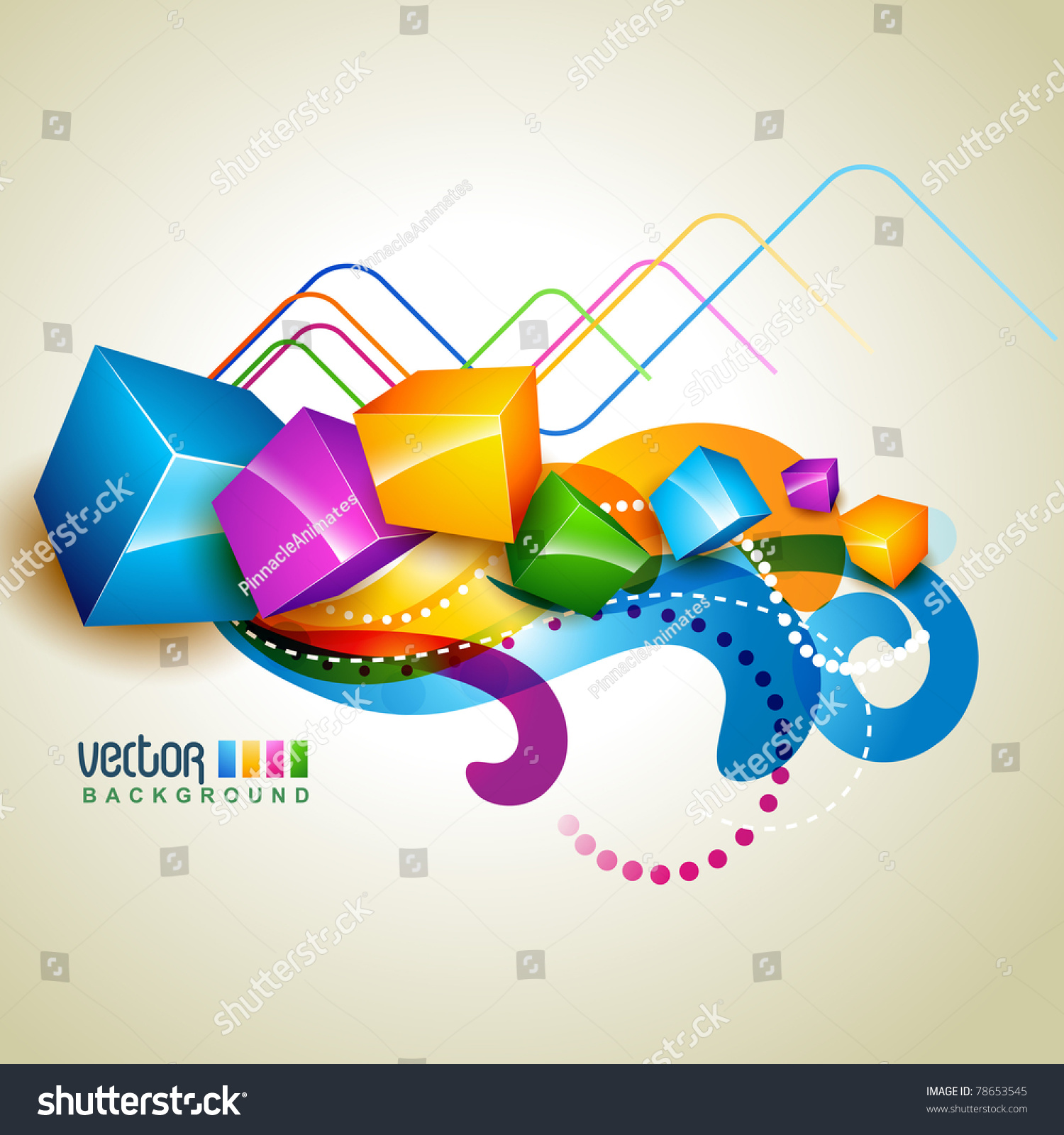 Colorful Box Eps10 Vector Artwork - 78653545 : Shutterstock