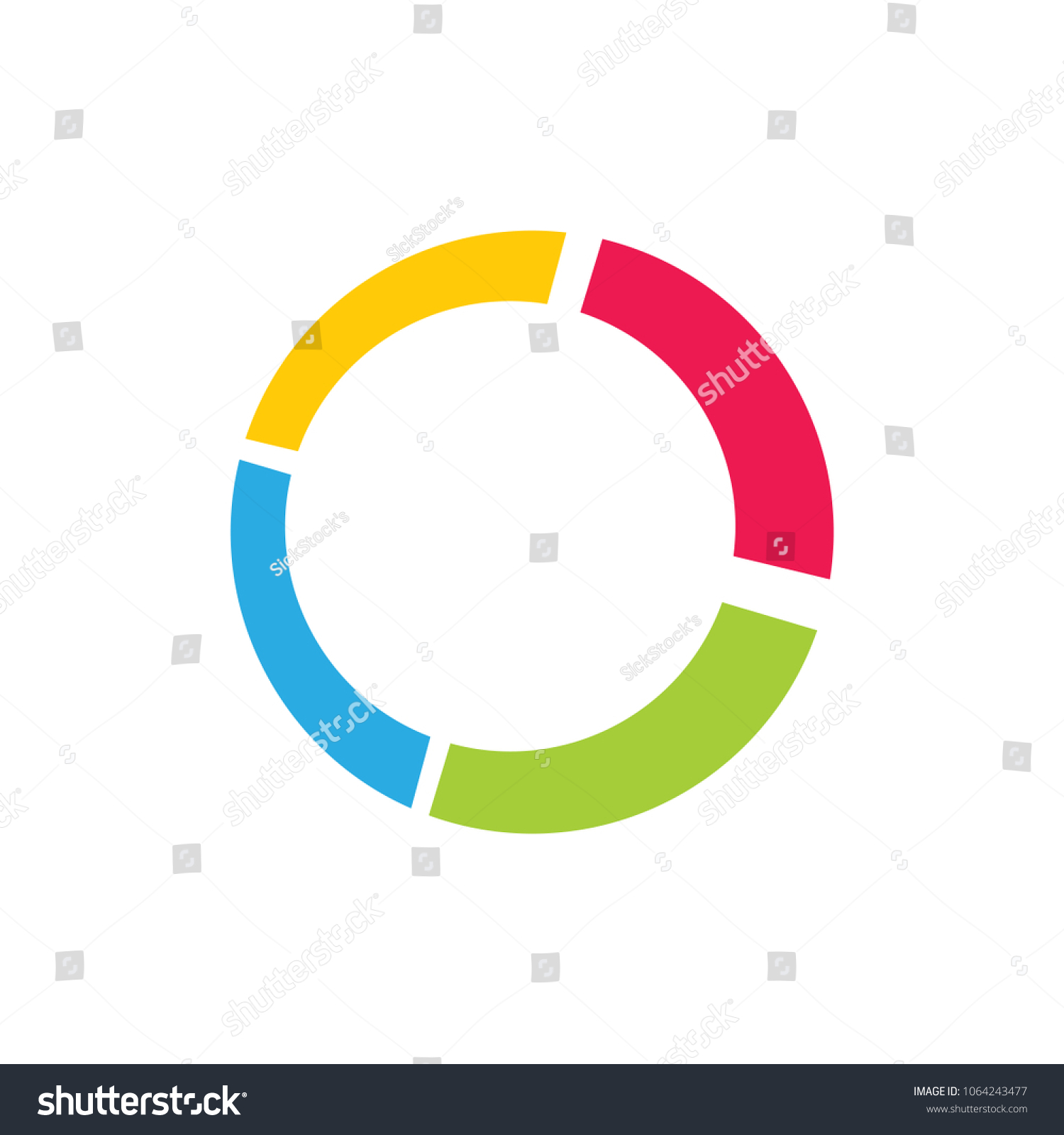 Colorful Circle Frame Logo Vector Stock Vector (Royalty Free ...