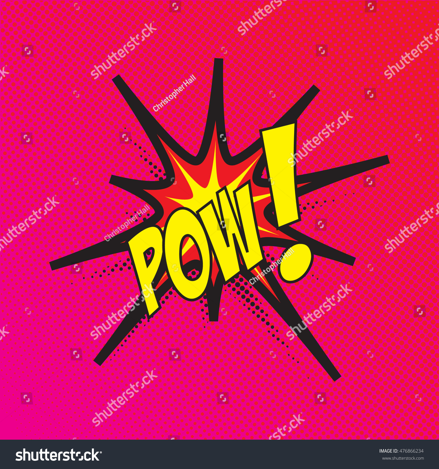 Colorful Comic Book Style Explosion Vector Stock Vector (Royalty Free ...
