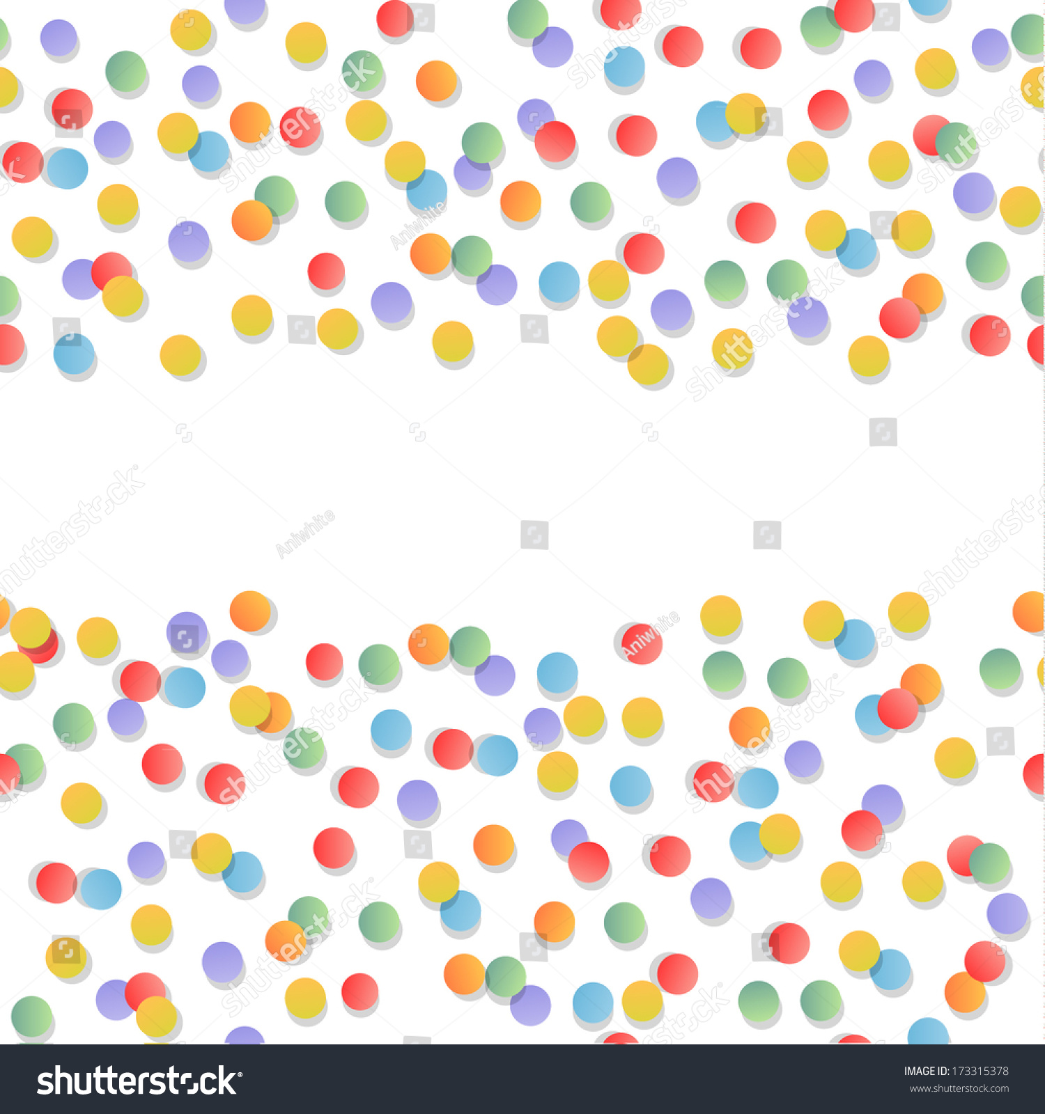 Colorful Confetti Pattern Vector Illustration: vetor stock (livre de ...