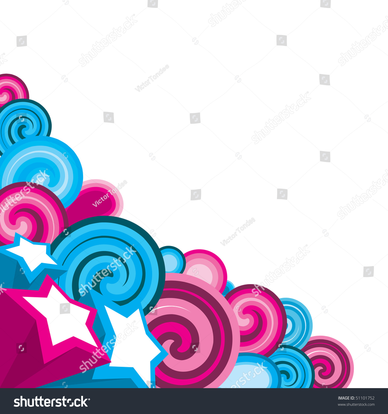 Colorful Corner For Your Design Stock Vector Illustration 51101752 ...