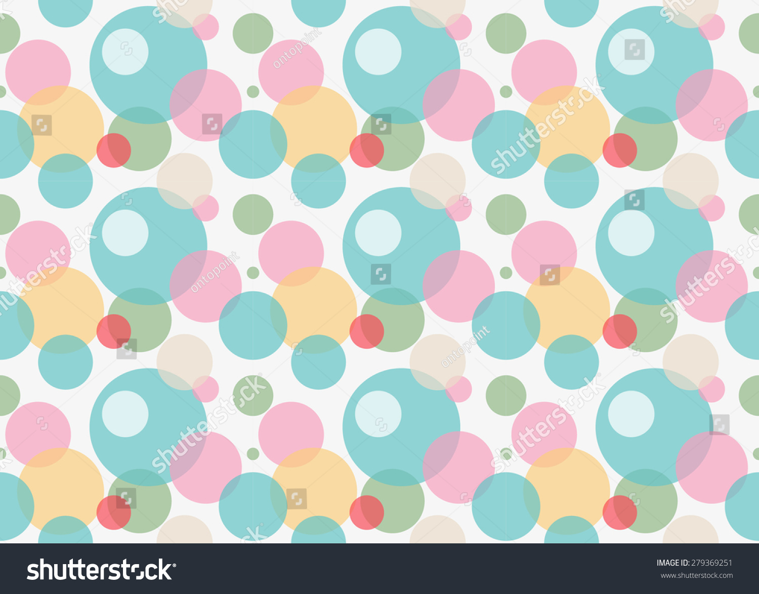 Colorful Dot Seamless Pattern Stock Vector 279369251 - Shutterstock