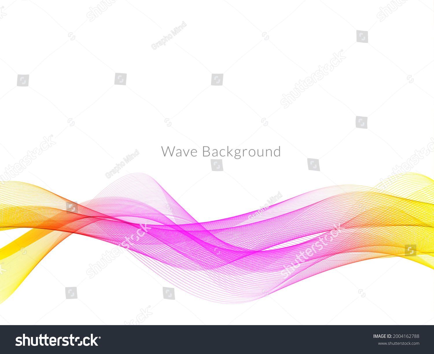 Colorful Dynamic Wave Style Background Design Stock Vector (Royalty ...