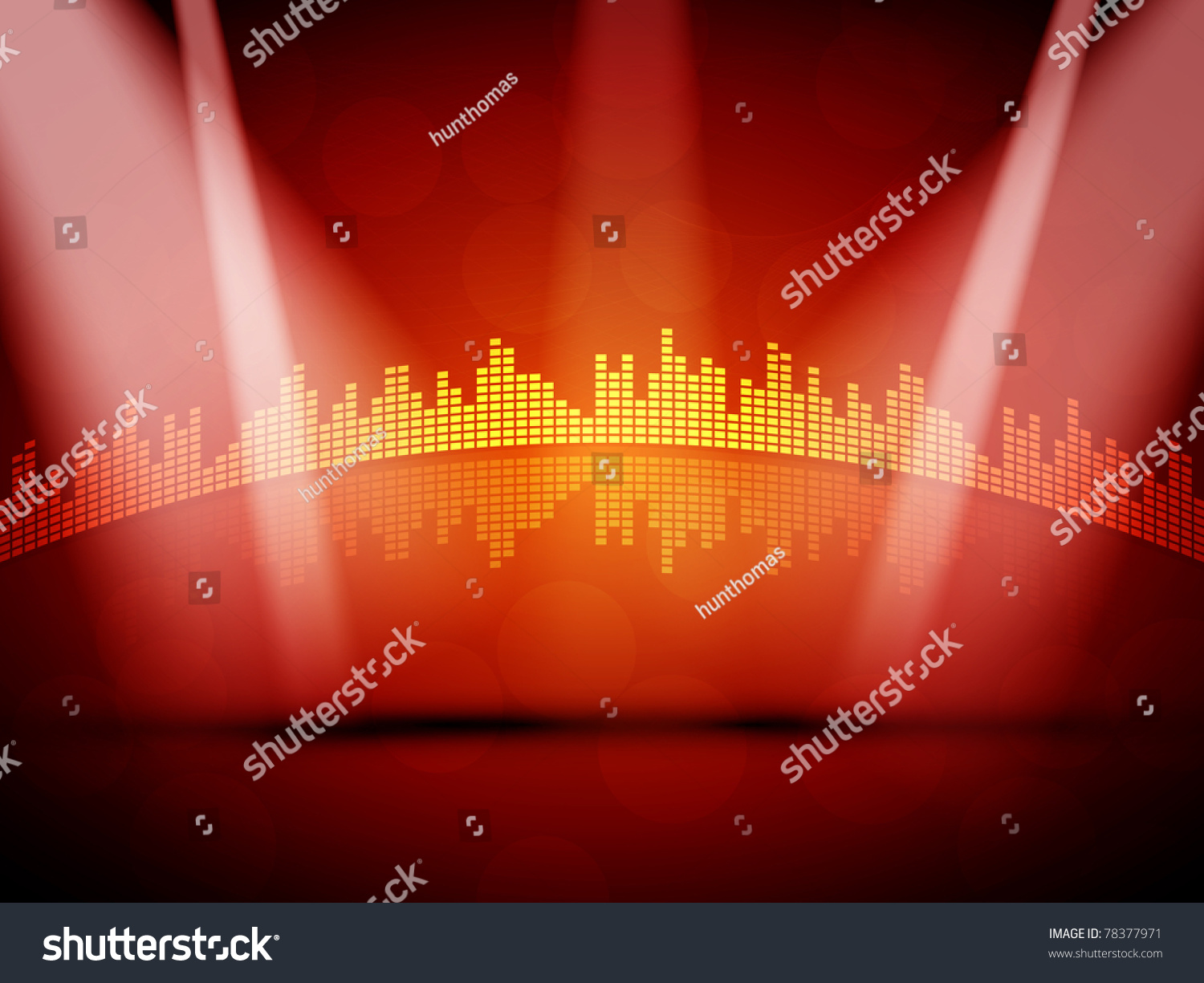 Colorful Eps10 Stage Design Vector Background Stock Vector (Royalty ...