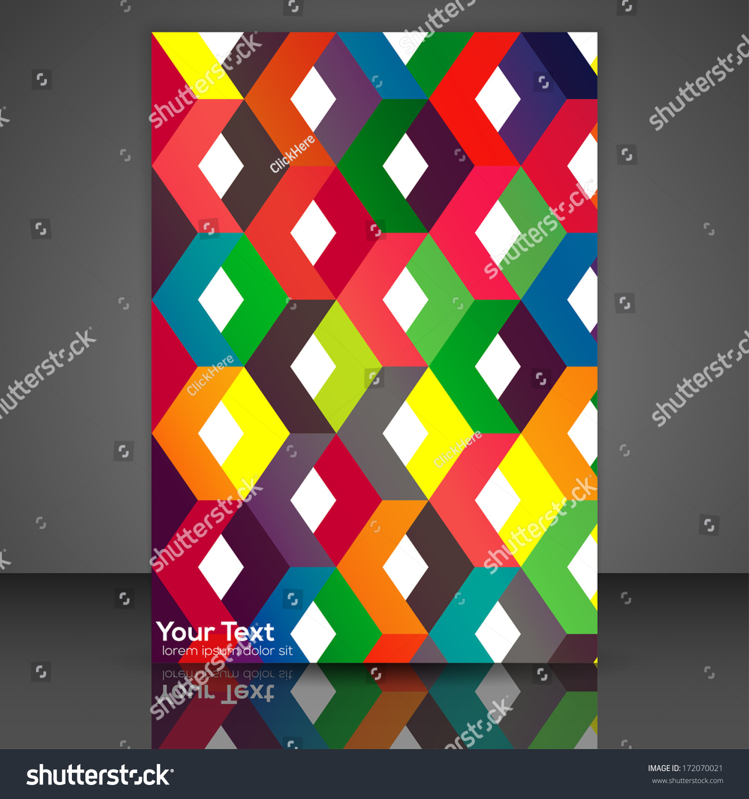 Colorful Flyer Background Eps10 Vector Stock Vector (Royalty Free ...
