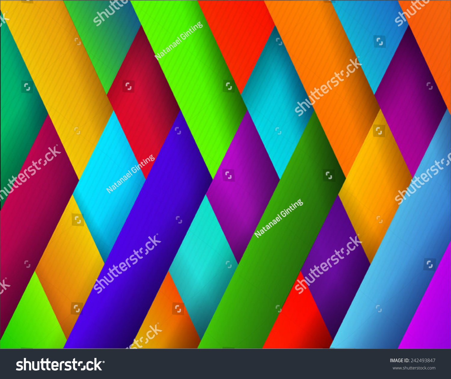 Colorful Folding Paper Background Stock Vector (Royalty Free) 242493847