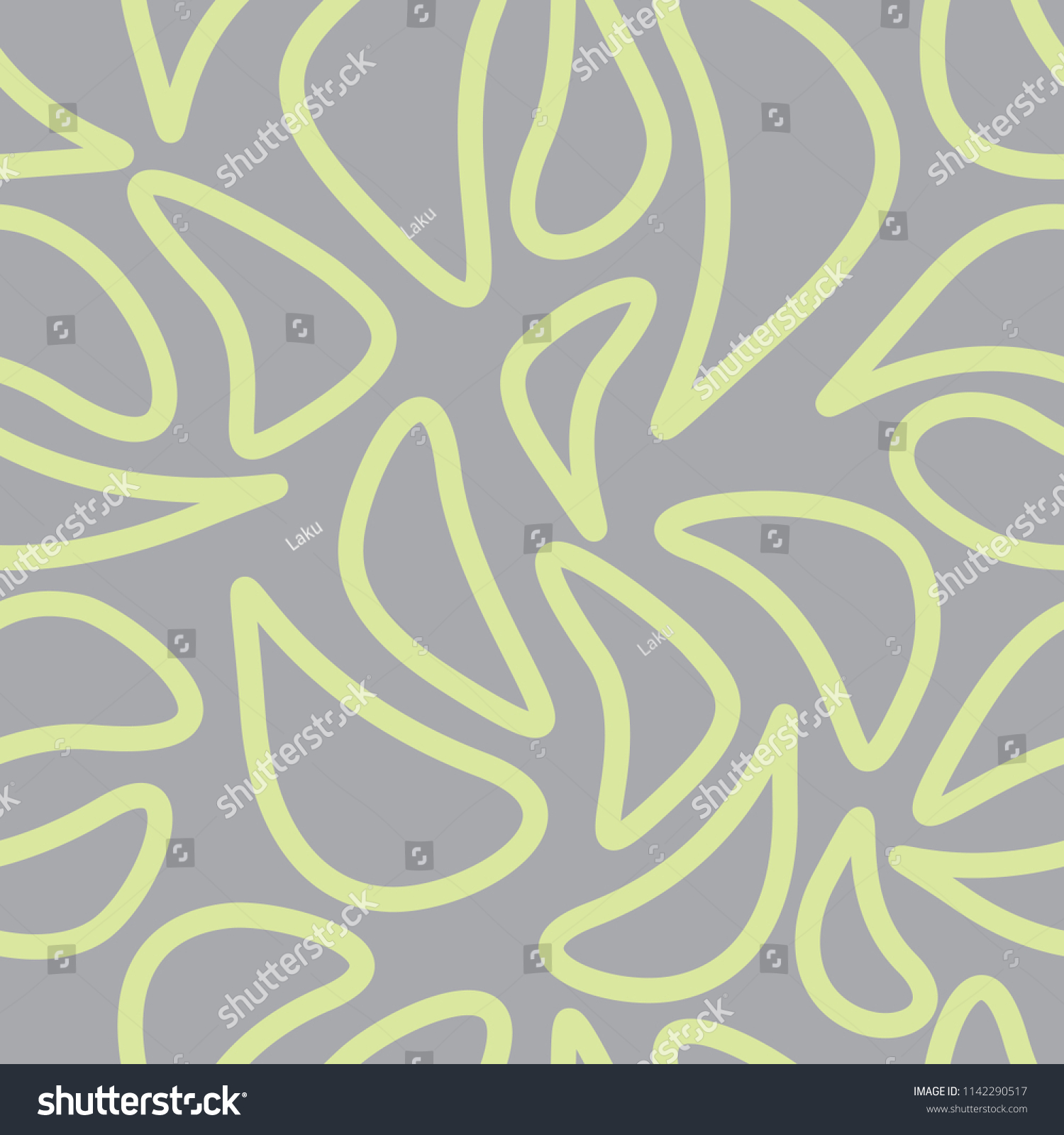 Colorful Free Form Pattern Vector Image Stock Vector (Royalty Free ...