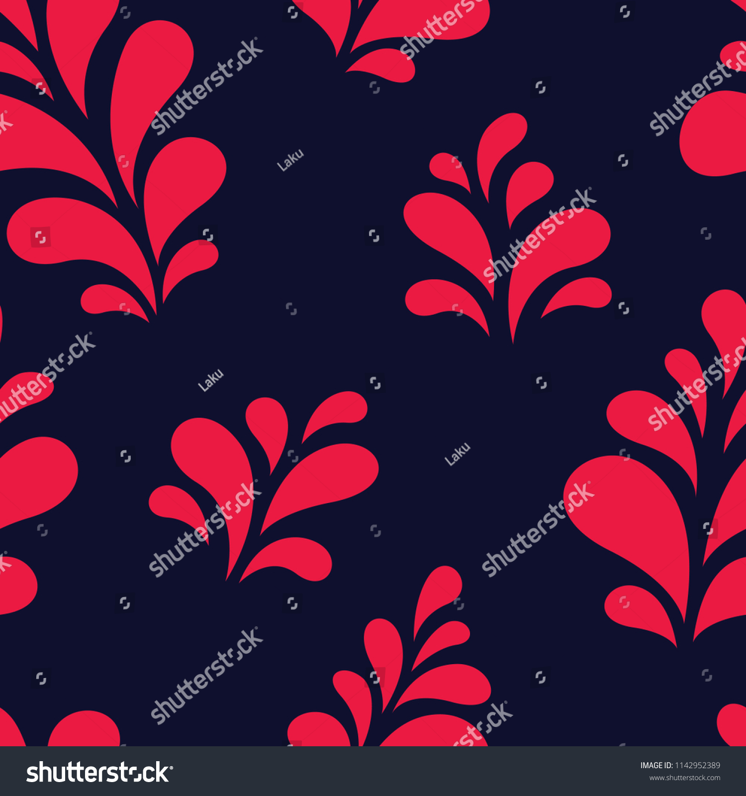 Colorful Free Form Pattern Vector Image Stock Vector (Royalty Free ...