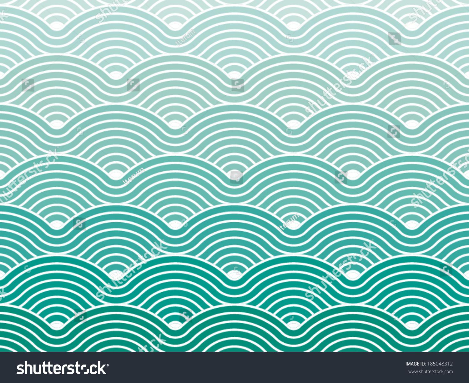 Colorful Geometric Seamless Repetitive Vector Curvy Stock Vector ...