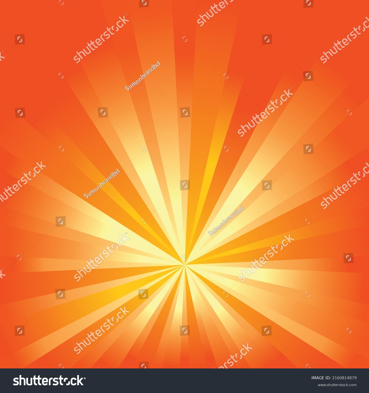 Colorful Gradient Sunray Background Design Template Stock Vector ...