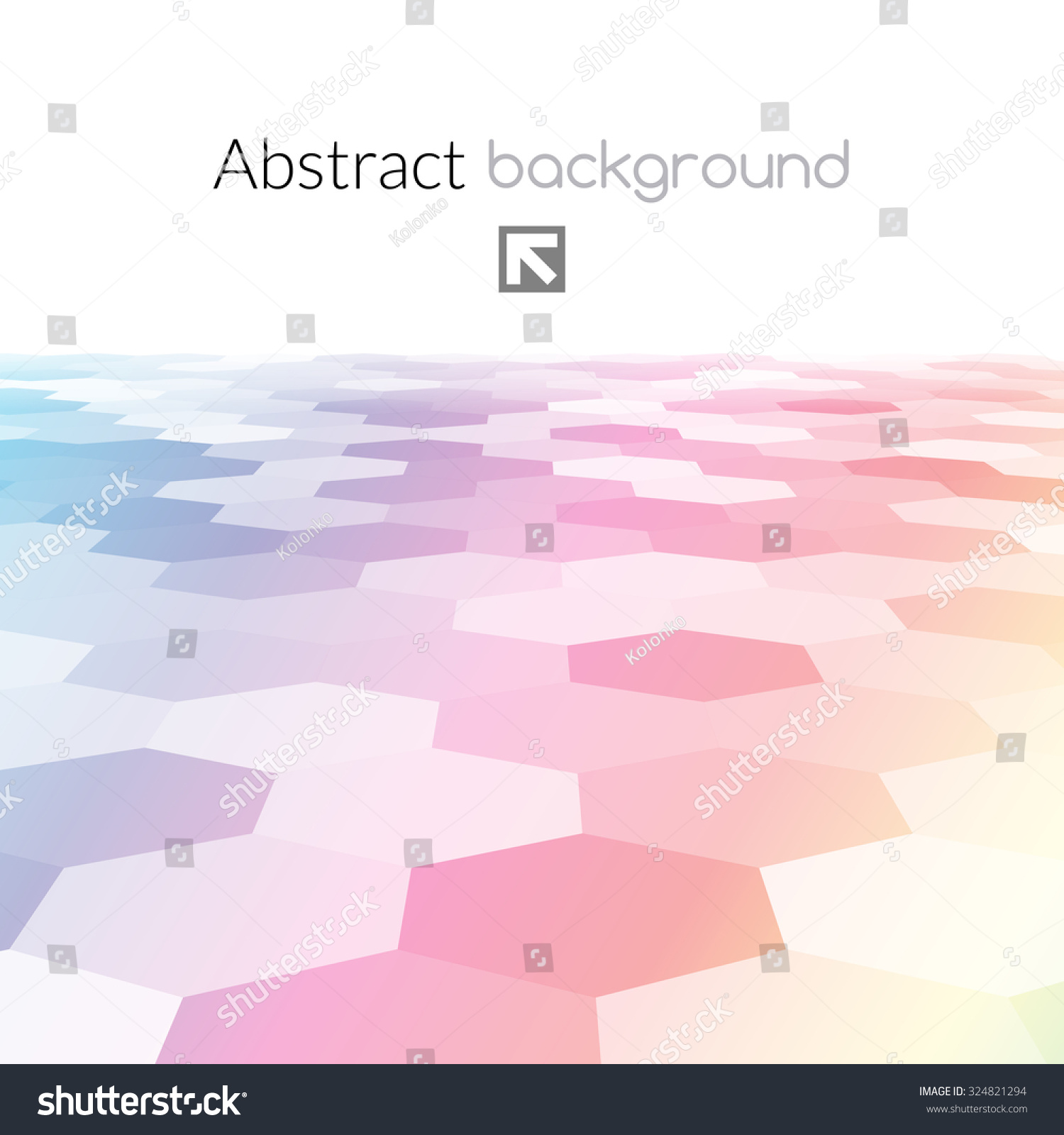 Colorful Hex Grid Background Texture Vector Stock Vector (Royalty Free ...
